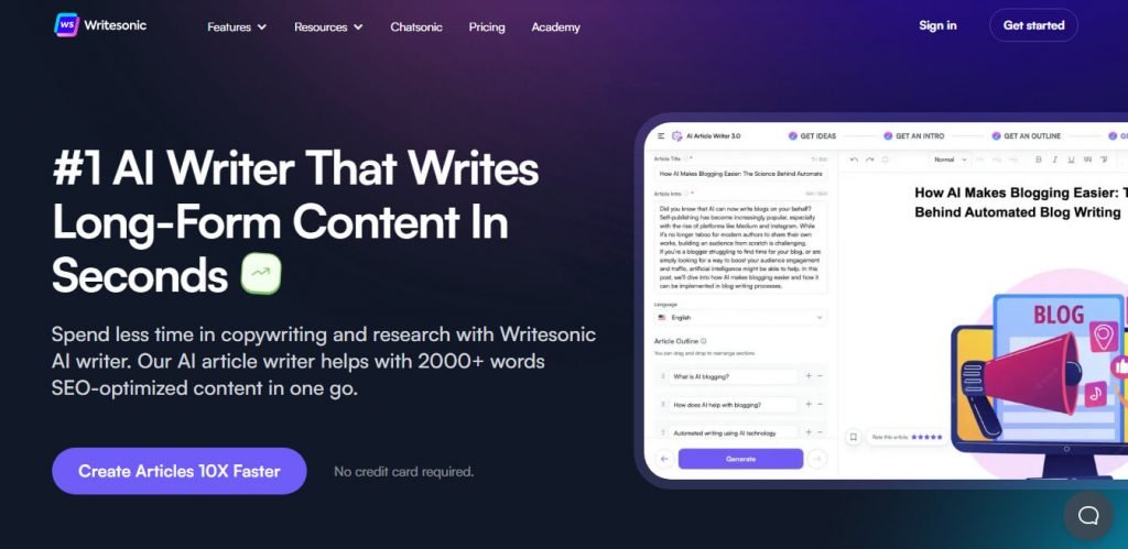 Writesonic – An AI Writing Tool, Overview, Features, Pricing, Pros and ... Writesonic – An AI Writing Tool, Overview, Features, Pricing, Pros and ...
